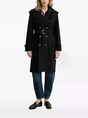 Sisley Double-breasted Belted Trench Coat