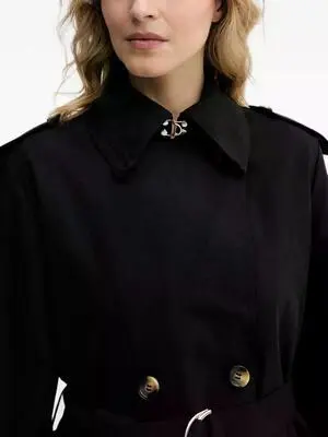 Sisley Double-breasted Belted Trench Coat