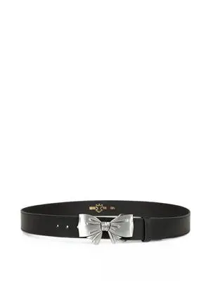 VAIN Bow-buckle Leather Belt