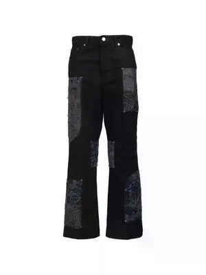 DEAR BORO Patchwork Trousers