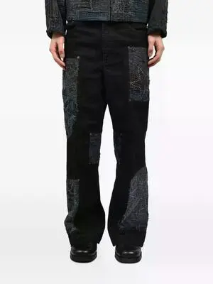 DEAR BORO Patchwork Trousers