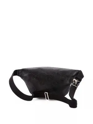 Gucci Gg Embossed Perforated Leather Small Belt Bag