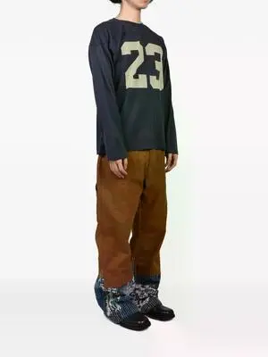 DEAR BORO Aged-effect Hockey-style T-shirt