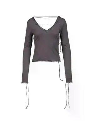 JADED LONDON Sequin-embellished Strap-back Top - Grey