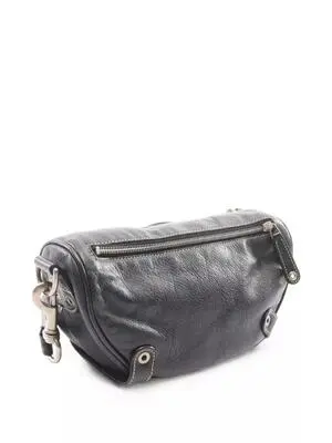 Gucci 2010s Crest Shoulder Bag - Black