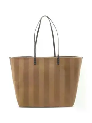 Fendi Large Roll Reversible Tote Bag - Brown