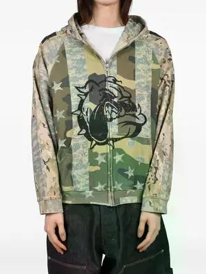 DIARY 1999 Distressed Graphic-print Hoodie