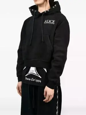 N.HOOLYWOOD Layered Logo-print Hoodie