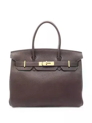 Hermès 2008 30 Birkin Togo Tote Bag - Brown