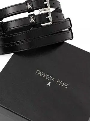 Patrizia Pepe Fly Plaque Double-strap Belt