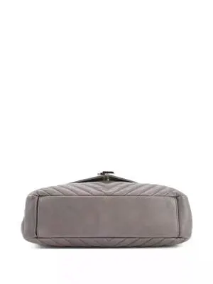 Saint Laurent Classic Monogram College Bag - Grey