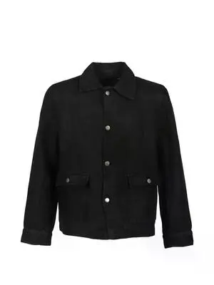 NO MAINTENANCE Engineer Linen Jacket - Black