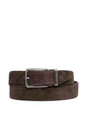 Paul & Shark Suede Buckle-fastening Belt - Brown