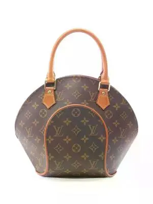 LOUIS VUITTON 1998 Pm Ellipse Monogram Tote Bag - Brown