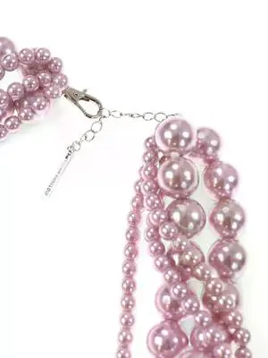 YELLOWSWALLOW Pearl Current Layered Necklace