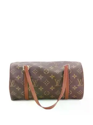 LOUIS VUITTON Papillon Handbag Monogram Canvas 26 Satchel