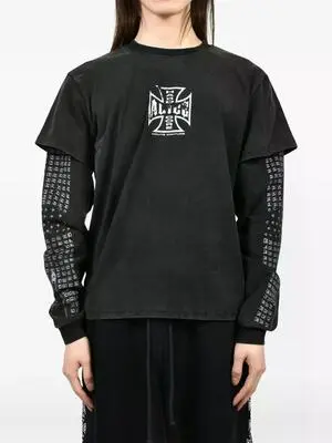 N.HOOLYWOOD Moto Logo-print T-shirt