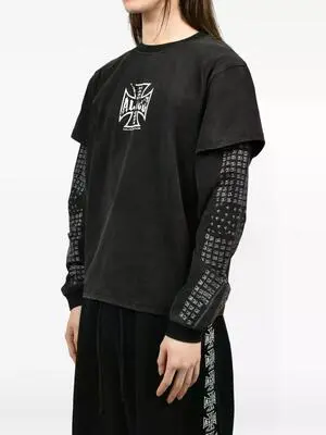 N.HOOLYWOOD Moto Logo-print T-shirt