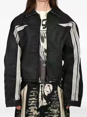 RRR123 Trappist Striped Trucker Jacket