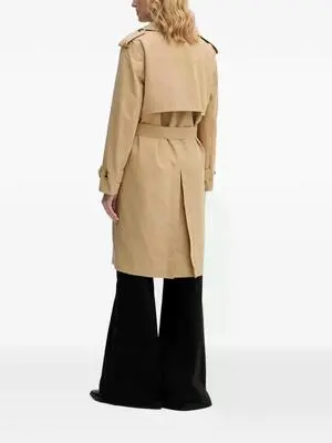 Sisley Double-breasted Belted Trench Coat
