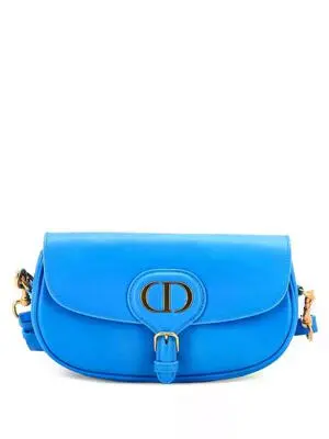 Dior Leather East West Crossbody Bag - Blue