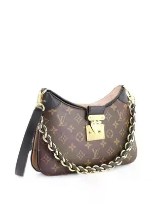 LOUIS VUITTON Twinny Handbag Monogram Canvas And Reverse Monogram Canvas With Leather Shoulder Bag