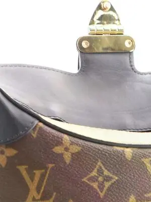 LOUIS VUITTON Twinny Handbag Monogram Canvas And Reverse Monogram Canvas With Leather Shoulder Bag
