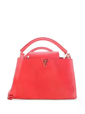 LOUIS VUITTON Leather Satchel - Red