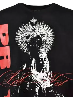 LAST NEST Pray Maria Graphic-print T-shirt