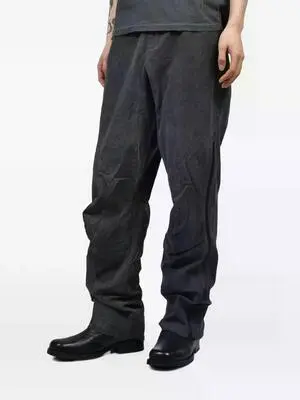 NO BISHOP NO KING Arc Waxed Cotton Trousers