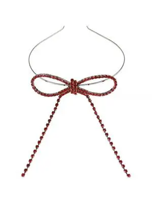 YELLOWSWALLOW Bow-detail Hairband - Red