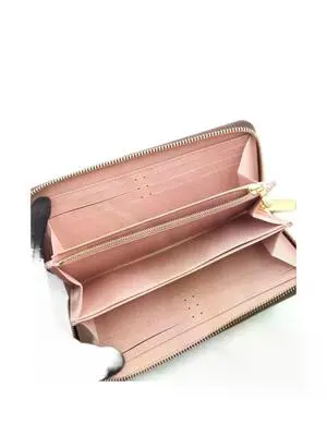 LOUIS VUITTON 2019 Damier Ebene Zippy Wallet - Brown