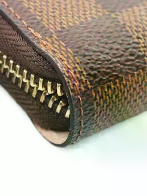 LOUIS VUITTON 2019 Damier Ebene Zippy Wallet