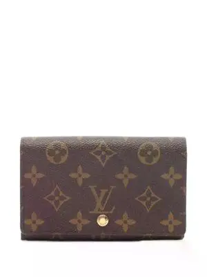 LOUIS VUITTON 2001 Monogram Bi-fold Wallet - Brown