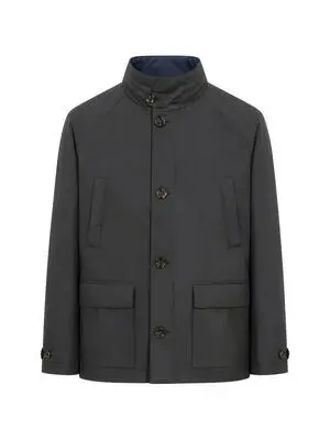 TOMBOLINI Button-up High-neck Jacket