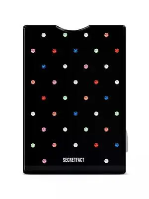 SECRETFACT Swarovski Crystal-embellished Magsafe Card Pocket - Black