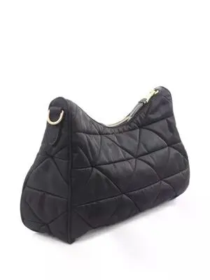 Prada Re-nylon Tessuto Quilted Shoulder Bag - Black