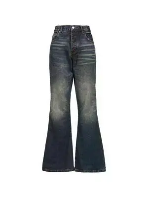 THE EDGE OF EARTH™ Bleached-effect Flared Jeans - Blue