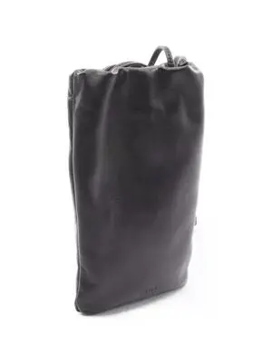 THE ROW 2020s Bourse Leather Shoulder Bag