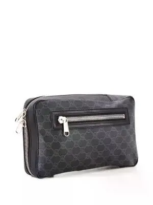 Gucci Soft Zip Sling Bag Gg Coated Canvas Small Crossbody Bag