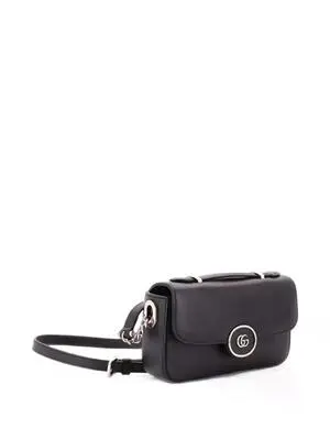Gucci Petite Gg Flap Leather Mini Shoulder Bag
