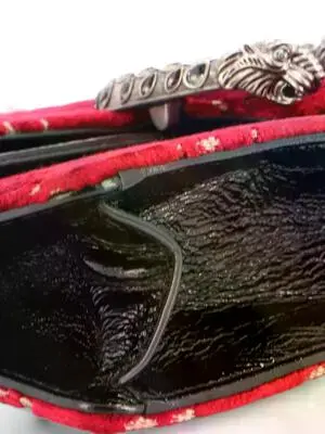 Gucci Dionysus Bag Gg Velvet Mini Shoulder Bag