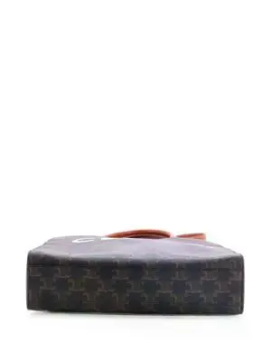 Celine Vertical Cabas Triomphe Coated Canvas Small Tote Bag