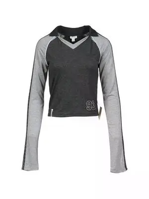JADED LONDON Rynna Studded Raglan T-shirt - Grey