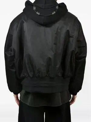 N.HOOLYWOOD Hooded Ma-1 Bomber Jacket