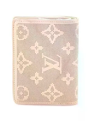 LOUIS VUITTON Clea Wallet Reverse Mahina Leather Small Wallets Neutrals