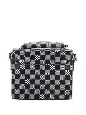 LOUIS VUITTON Flap Soft Trunk Messenger Bag Limited Edition Distorted Damier Crossbody Bag