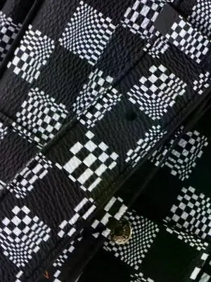 LOUIS VUITTON Flap Soft Trunk Messenger Bag Limited Edition Distorted Damier Crossbody Bag