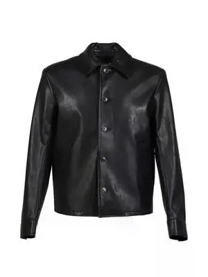 CEDARWOOD Alonzo Faux-leather Jacket - Black