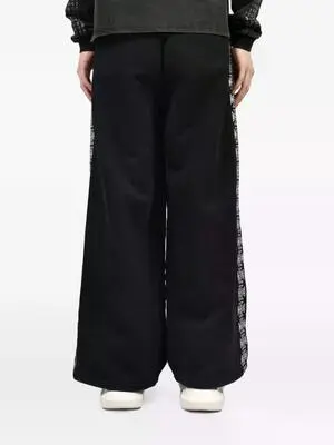 N.HOOLYWOOD Logo-tape Wide-leg Track Pants